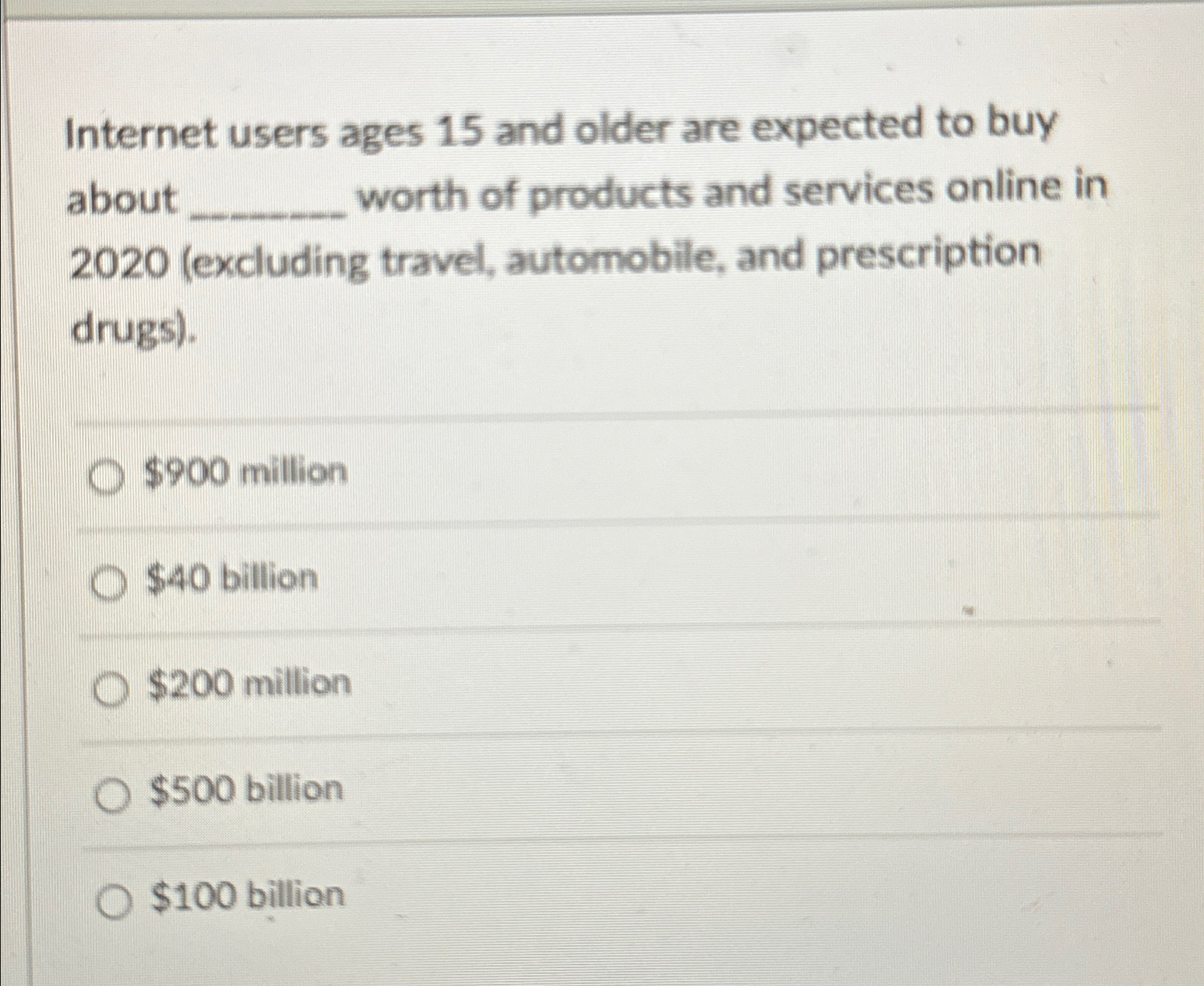 Solved Internet users ages 15 ﻿and older are expected to buy | Chegg.com