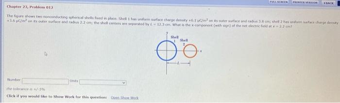 Solved The figure shows two nonconducting spherical shells | Chegg.com