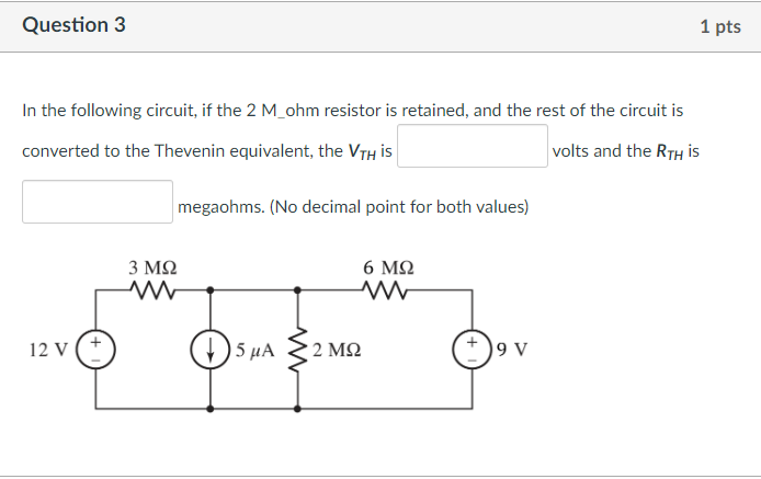 Solved Question 31 ﻿ptsIn the following circuit, if the 2 | Chegg.com
