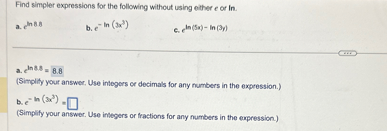 Solved Find simpler expressions for the following without | Chegg.com