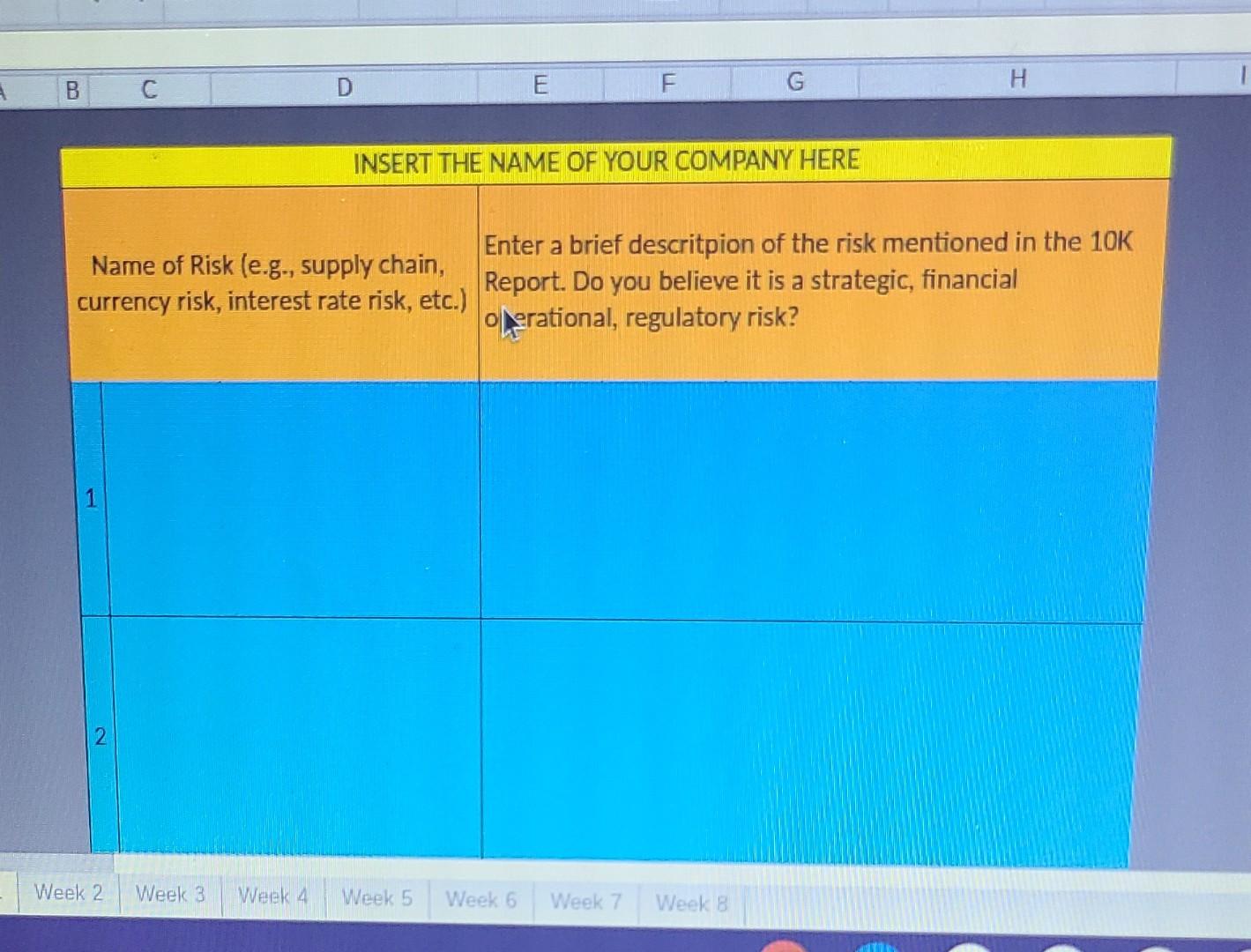 Solved Part One First, use the provided MS Excel Spreadsheet | Chegg.com