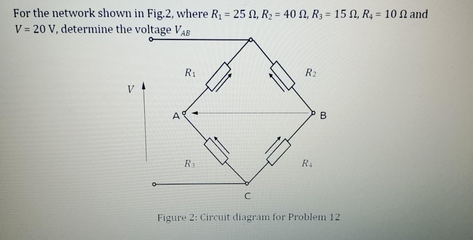 Solved For the network shown in Fig.2, where | Chegg.com