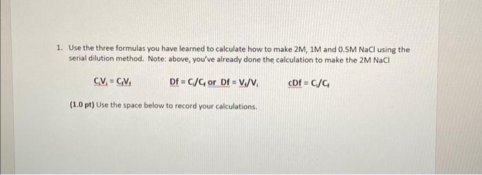 Solved 1. Use the three formulas you have learned to | Chegg.com