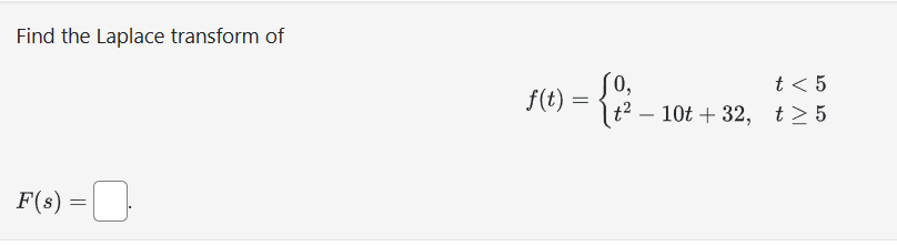 Solved Find the Laplace transform | Chegg.com
