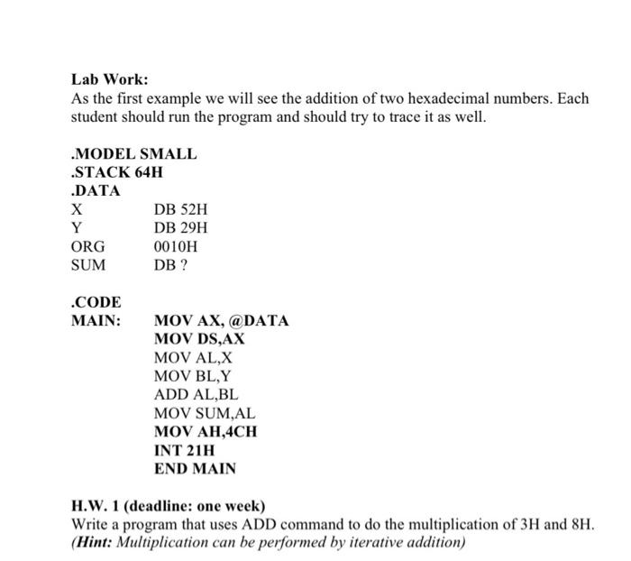 Solved I Need Thd Coding For This By Using Assembley 