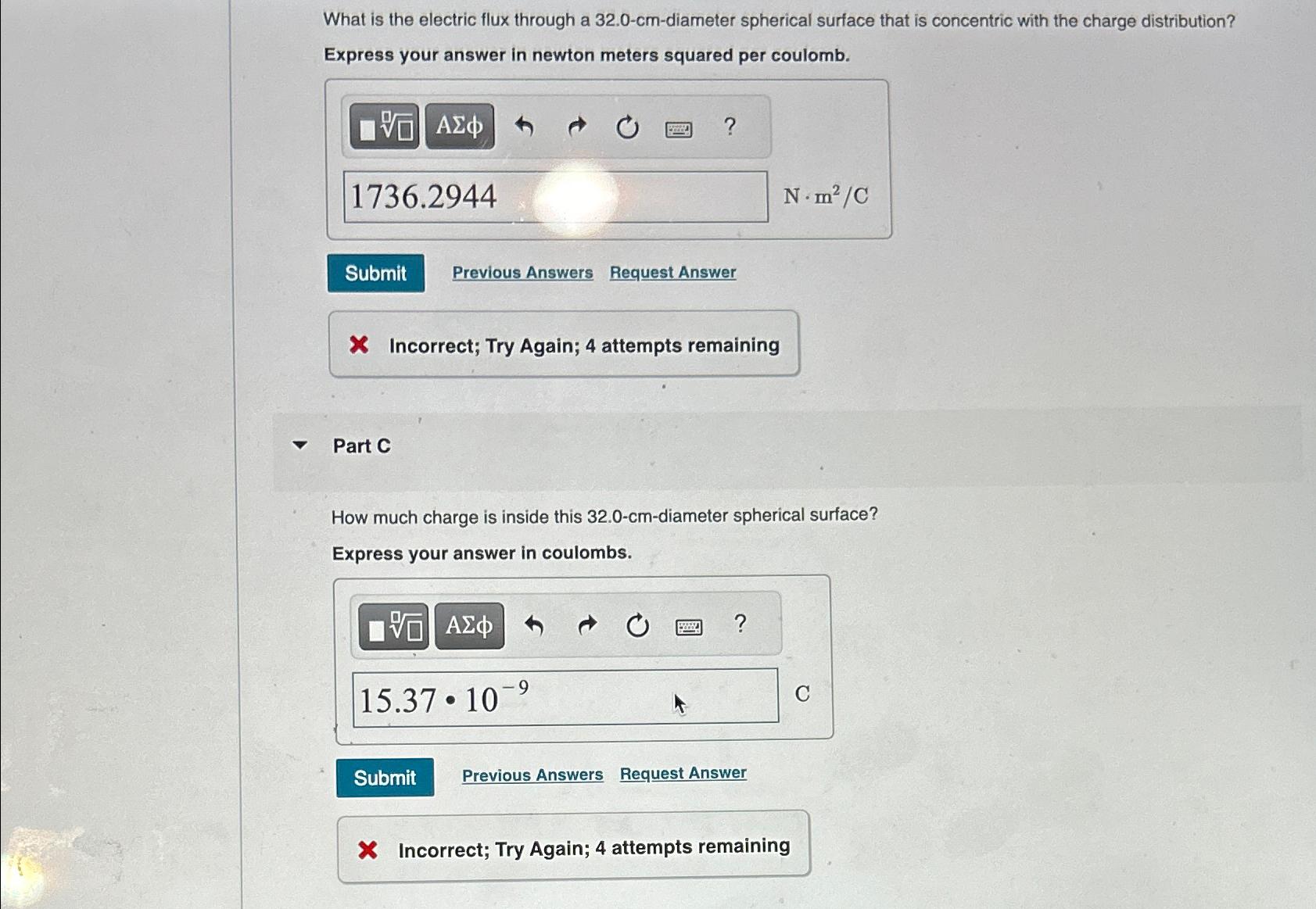 Solved A spherically symmetric charge distribution produces | Chegg.com