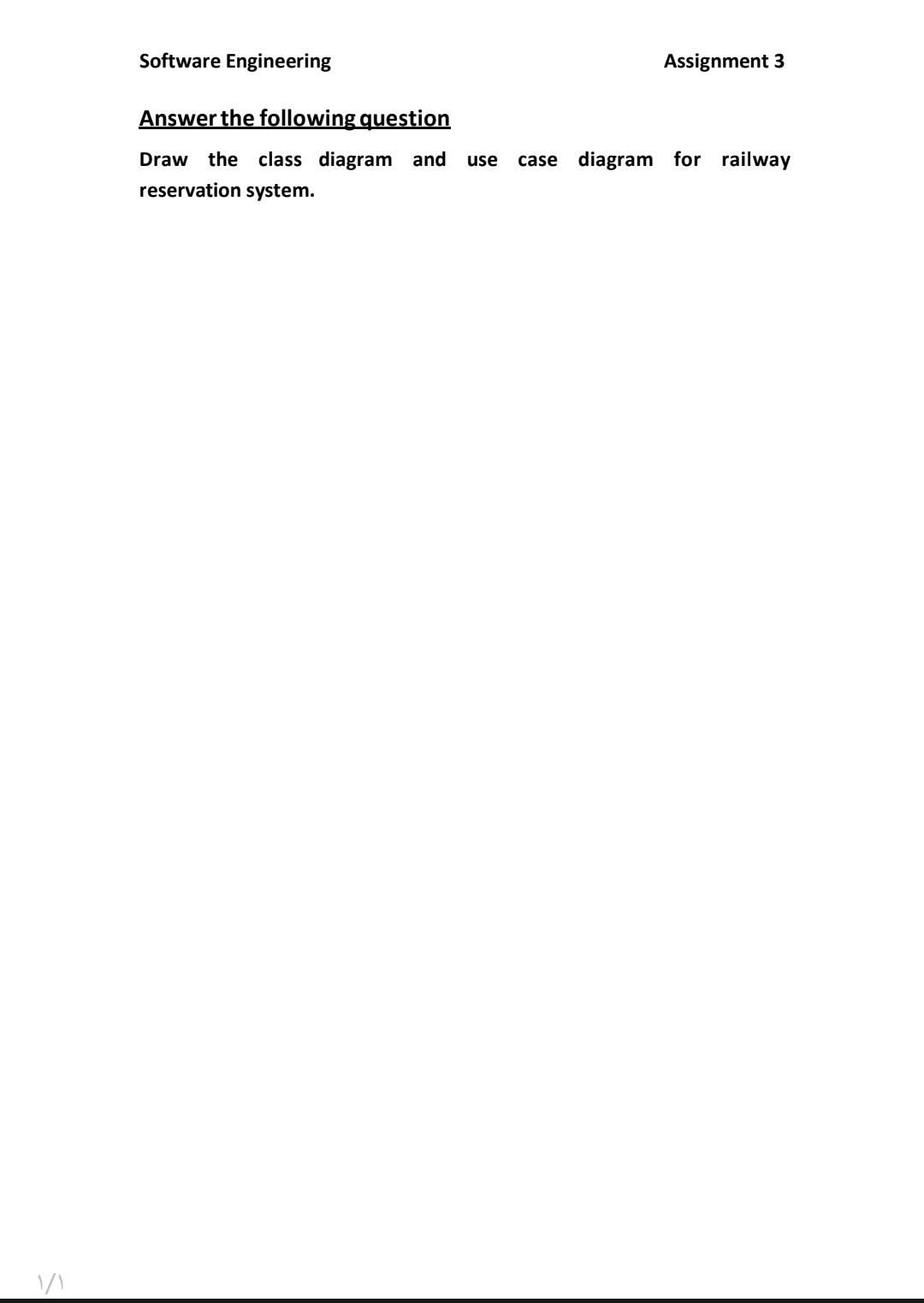 Solved Software Engineering Assignment 3 Answer the | Chegg.com