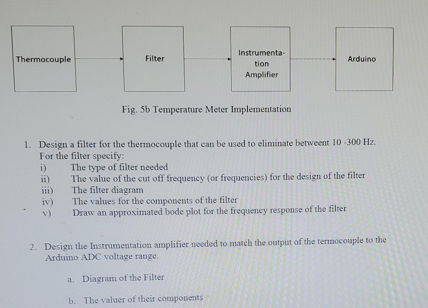 Problem - For measuring temperature, we are using a | Chegg.com