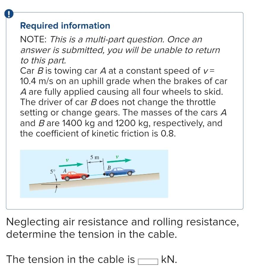 Solved Required information NOTE: This is a multi-part | Chegg.com
