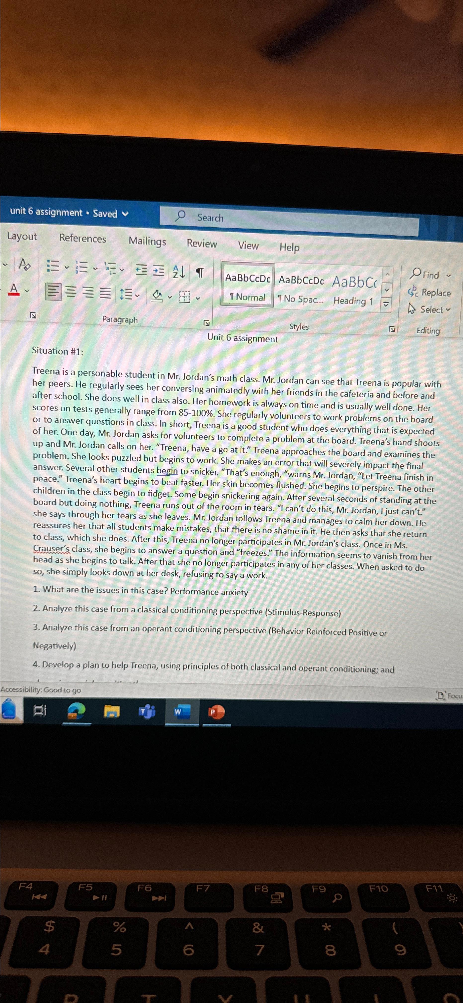 Solved unit 6 ﻿assignment * ﻿Saved v ﻿References Mailings | Chegg.com