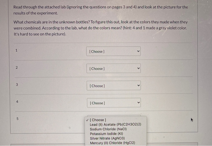Solved Read through the attached lab (ignoring the questions | Chegg.com