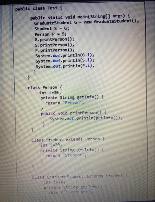 public class Test { public static void main(String[] | Chegg.com