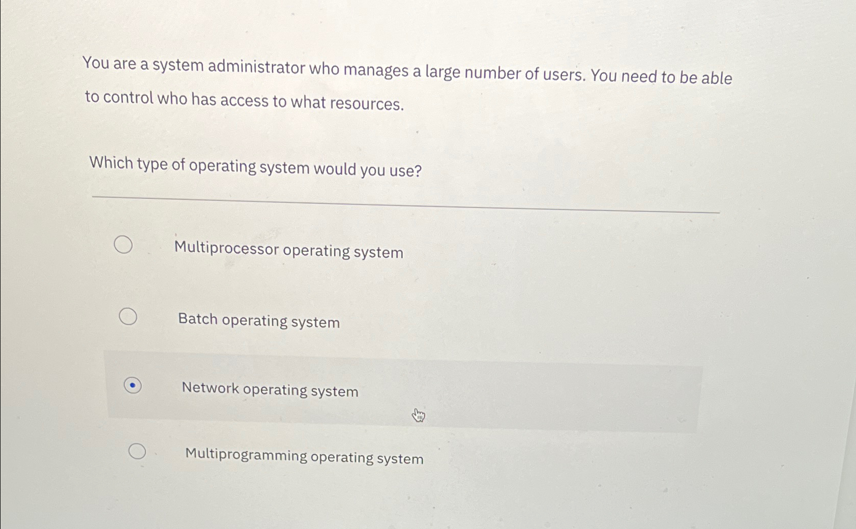 Solved You are a system administrator who manages a large | Chegg.com
