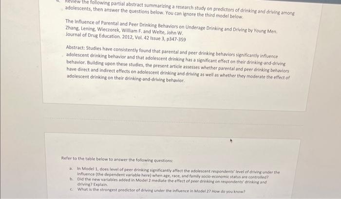 Solved 4. Review the following partial abstract summarizing | Chegg.com