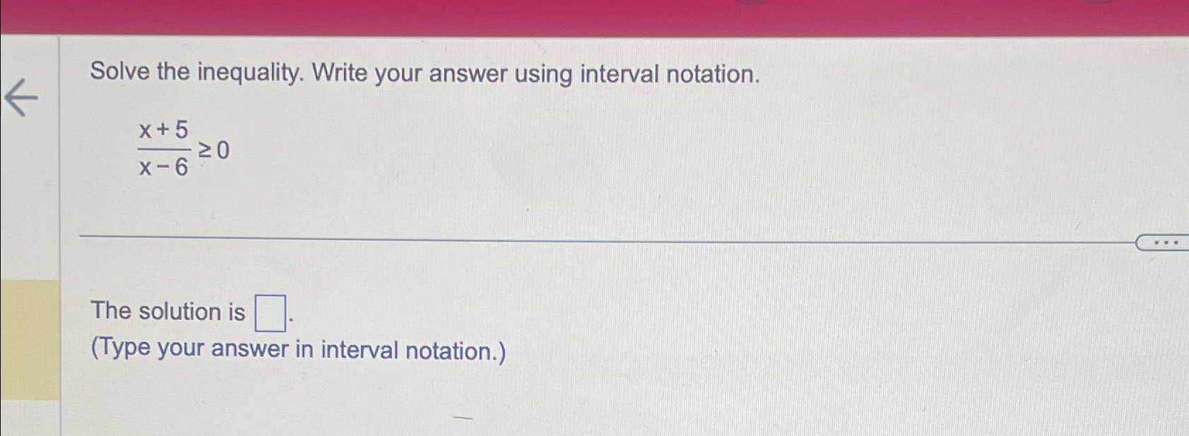Solved Solve the inequality. Write your answer using | Chegg.com