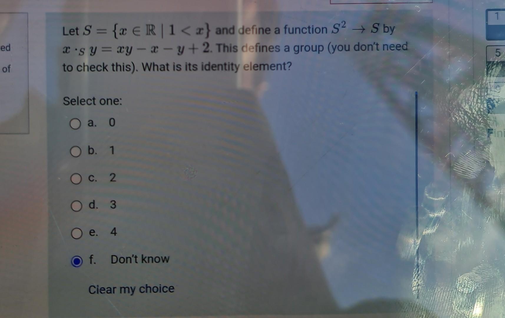 Solved Let S={x∈R∣1 | Chegg.com
