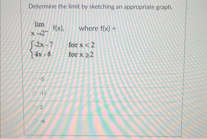 Solved Determine the limit by sketching an appropriate | Chegg.com Solved Determine the limit by sketching an appropriate | Chegg.com