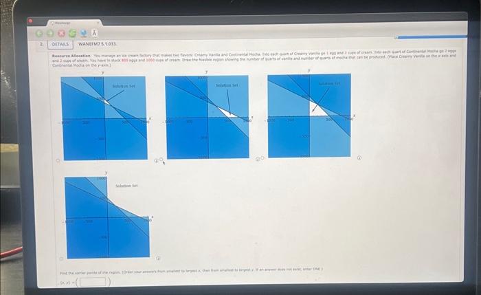 Solved Resource Allocation | Chegg.com