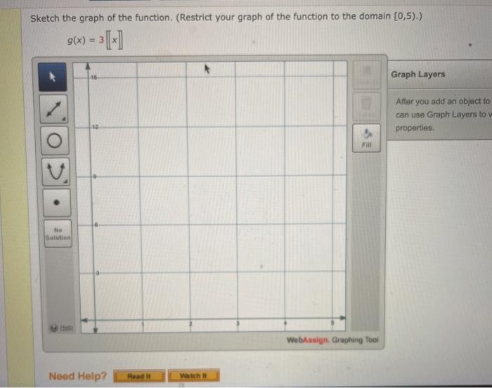 Solved Sketch The Graph Of The Function Restrict Your 
