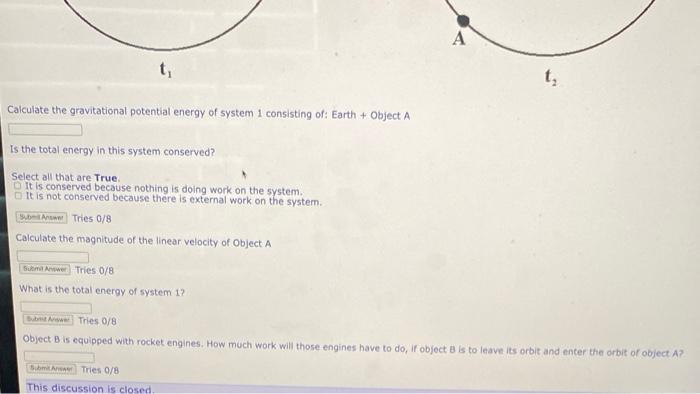Solved Two Objects A And B Each Of Mass 115 Kg Are
