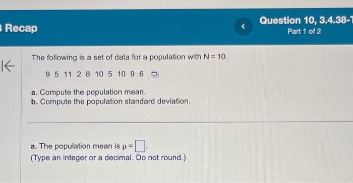Solved The following set of data is from a sample of n=7. | Chegg.com