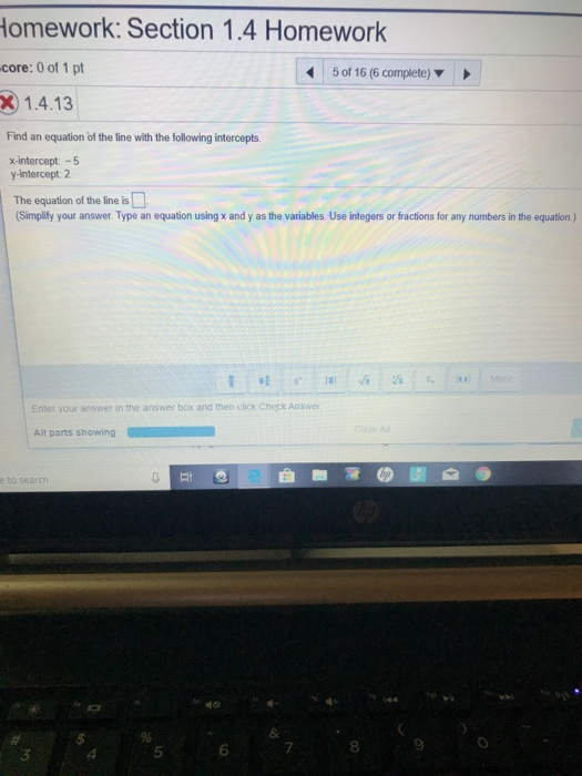 Solved Homework Section 1 4 Homework Core 0 Of 1 Pt 5 Of