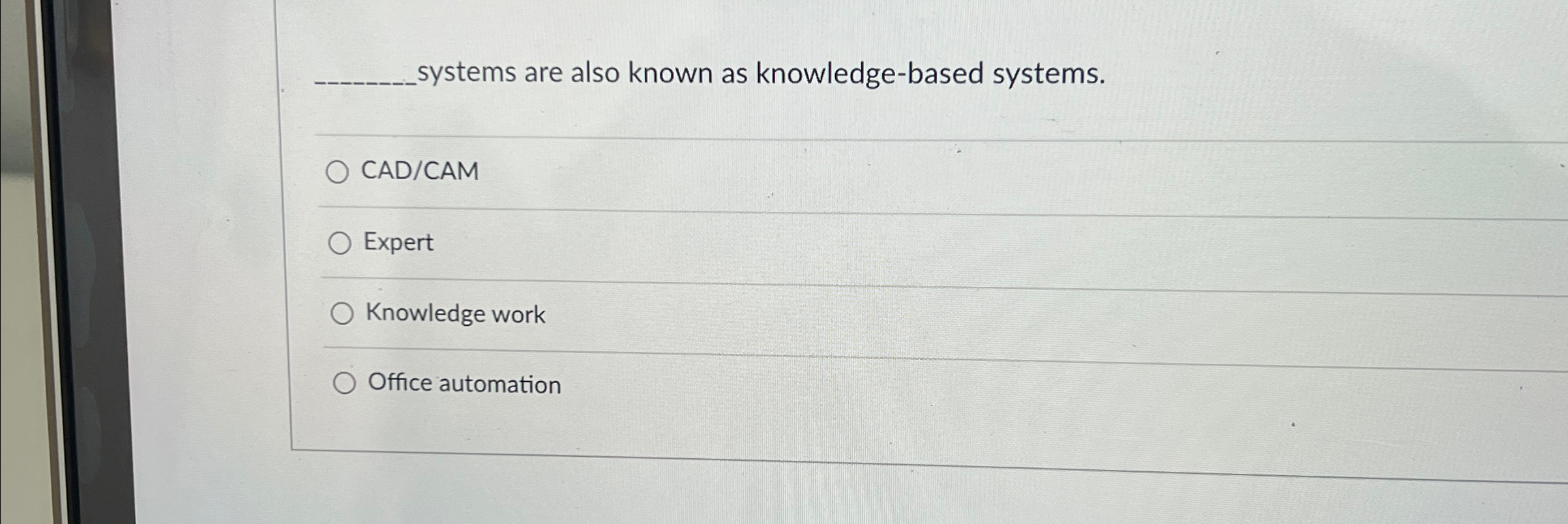 Solved systems are also known as knowledge-based | Chegg.com