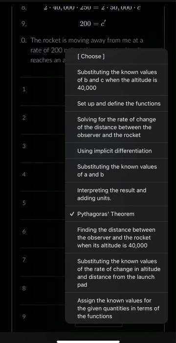 Solved A person is observing a rocket launch from an | Chegg.com
