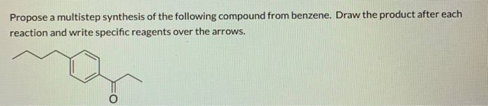 Solved Propose a multistep synthesis of the following | Chegg.com