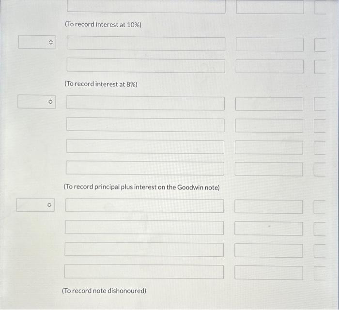 Solved Whispering Company had the following selected | Chegg.com