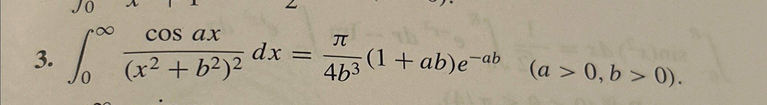 Solved Use residues to derive the integration | Chegg.com