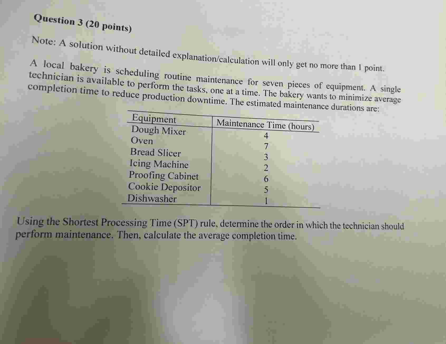 Solved Question 3 (20 ﻿points) ﻿Note: A solution without | Chegg.com
