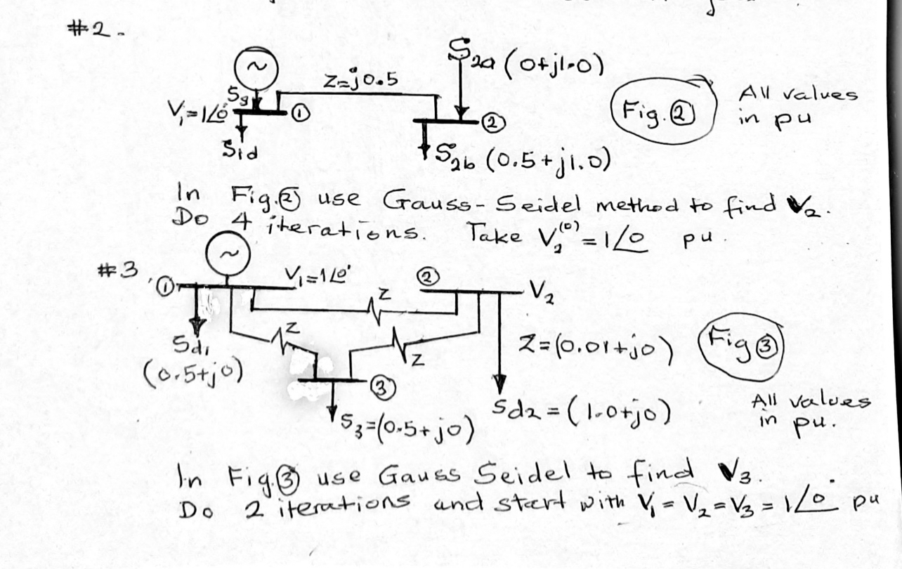 Solved #2.Fig. (2) ﻿All values in puIn Fig.(2) ﻿use | Chegg.com