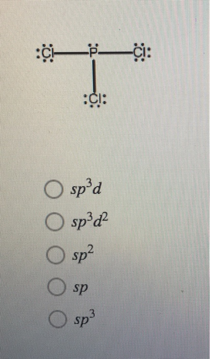 Solved 6 of 7 What is the hybridization of phosphorus in | Chegg.com