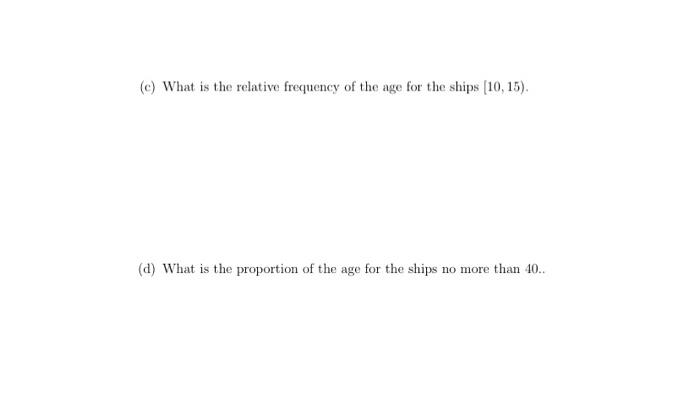 Solved D Based The Following R Output To Answer The 