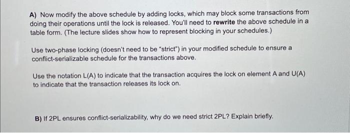 Solved Consider the following three transactions and | Chegg.com