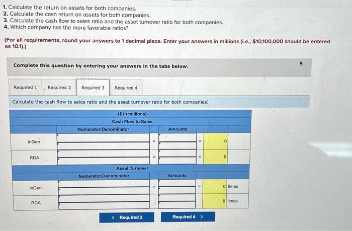 Solved International Genetic Technologies (InGen) and The | Chegg.com