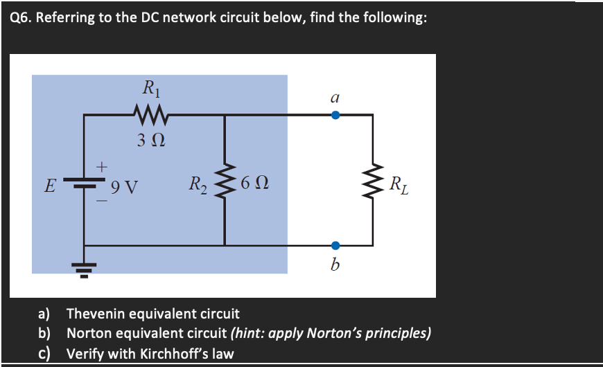 Solved Referring to the DC network circuit below, find the | Chegg.com