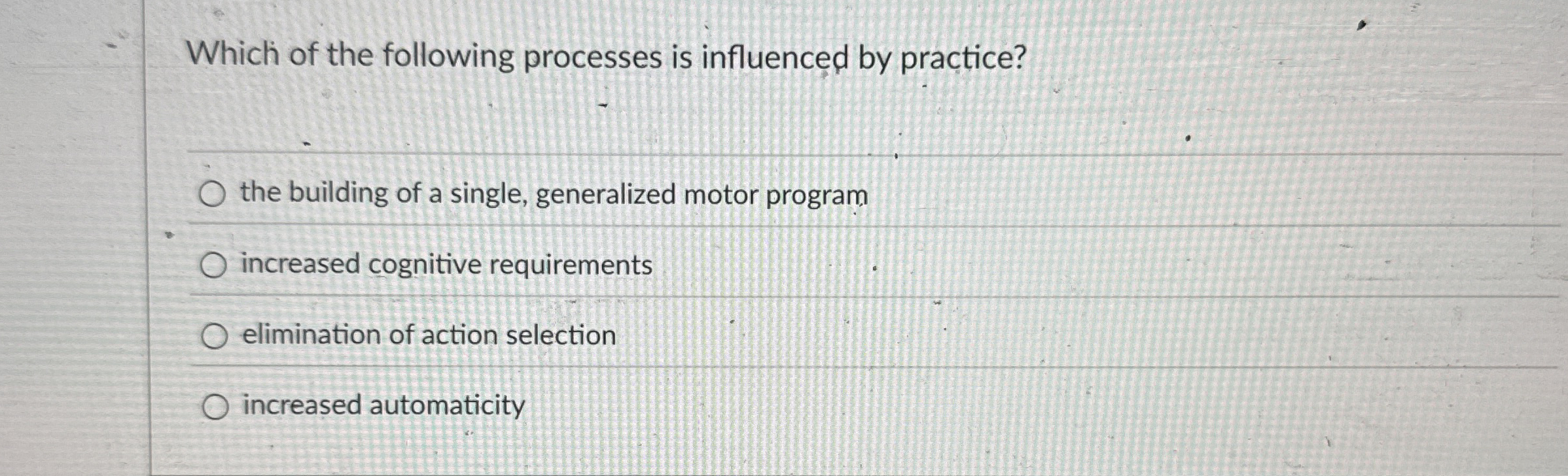 Solved Which of the following processes is influenced by | Chegg.com