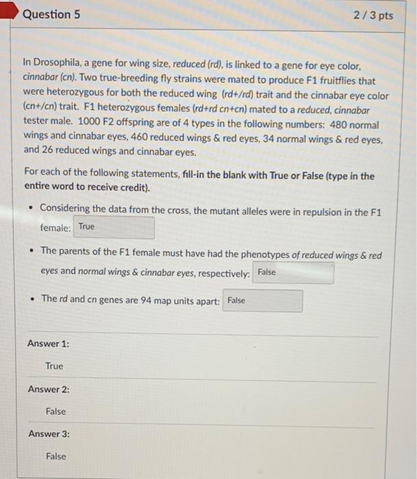 Partial Question 1 2/3 pts The diagram shows one | Chegg.com