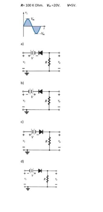 Solved Calculate the output voltage Vo under the given input | Chegg.com