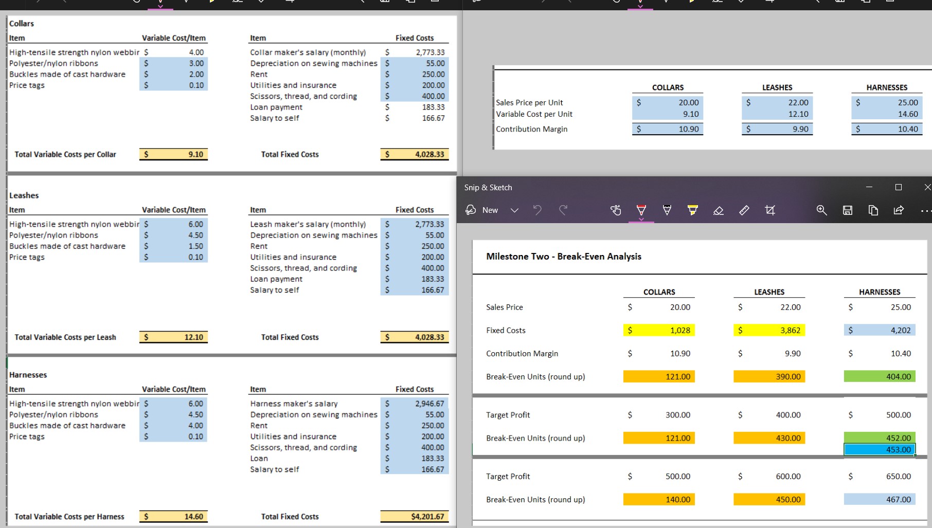 Solved At the end of the first month of opening your | Chegg.com