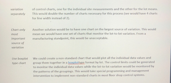 DOE mean and sd plots We can use the DOE mean plot | Chegg.com
