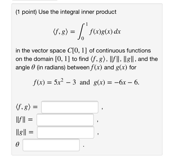 Solved (1 point) If f(x) and g(x) are arbitrary polynomials | Chegg.com