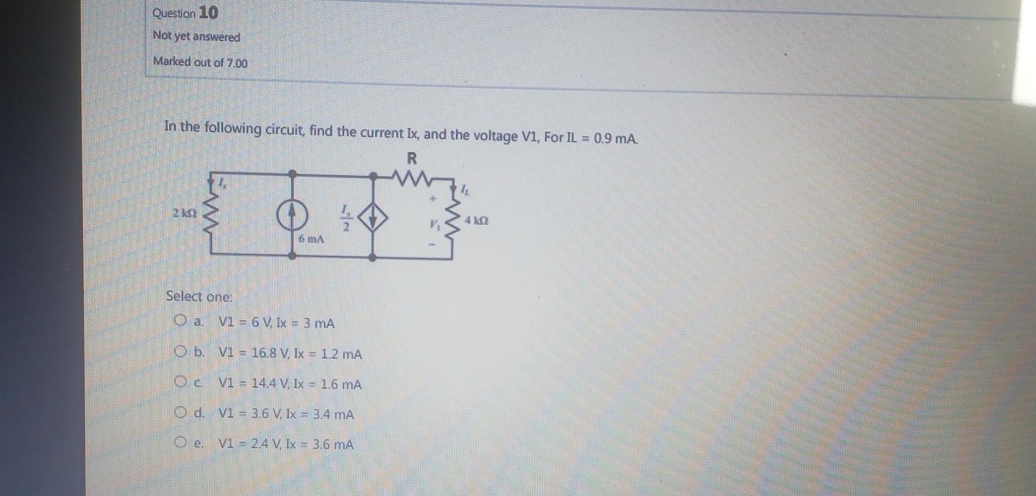 Solved In the following circuit, find the current Ix, and | Chegg.com