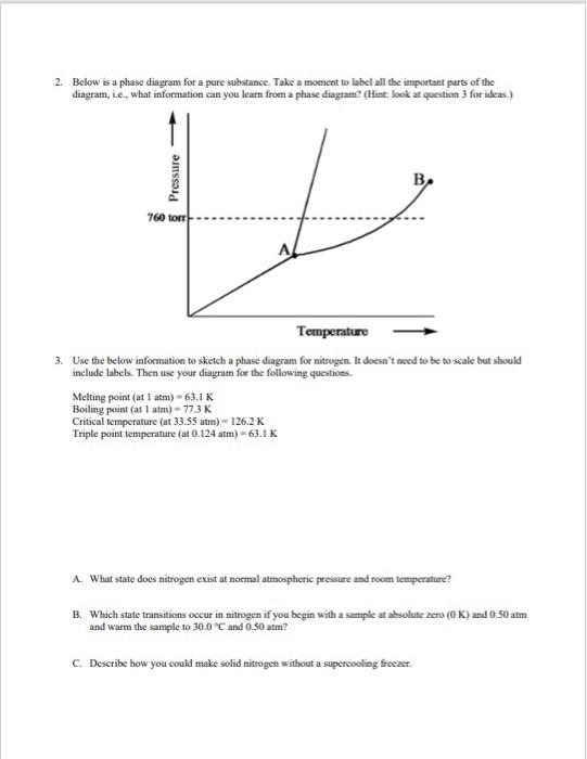 Solved CHEM 135 Worksheet 5: Heating Curves and Phase | Chegg.com