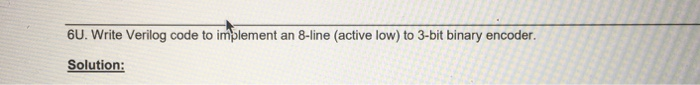 Solved Solution: 8U. Write Verilog code to implement an ALU | Chegg.com