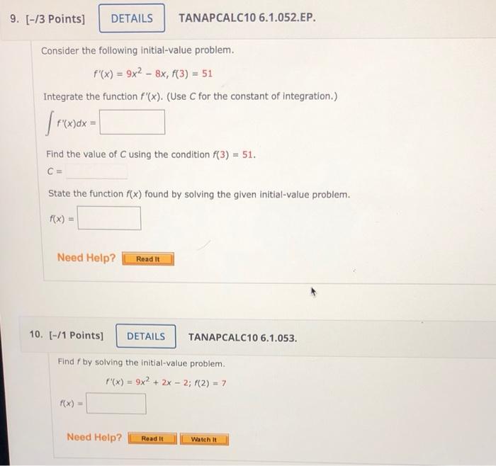 Solved Consider the following initial-value problem. | Chegg.com