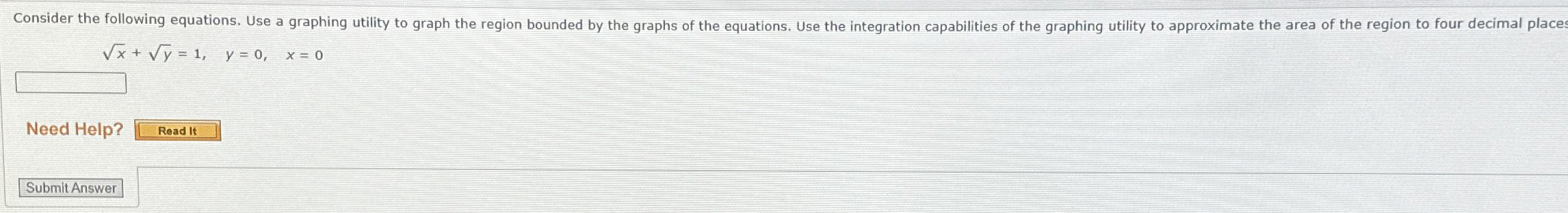 Solved Consider the following equations. Use a graphing | Chegg.com
