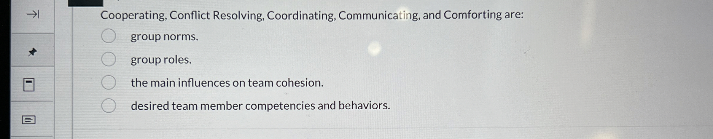 Solved Cooperating, Conflict Resolving, Coordinating, | Chegg.com